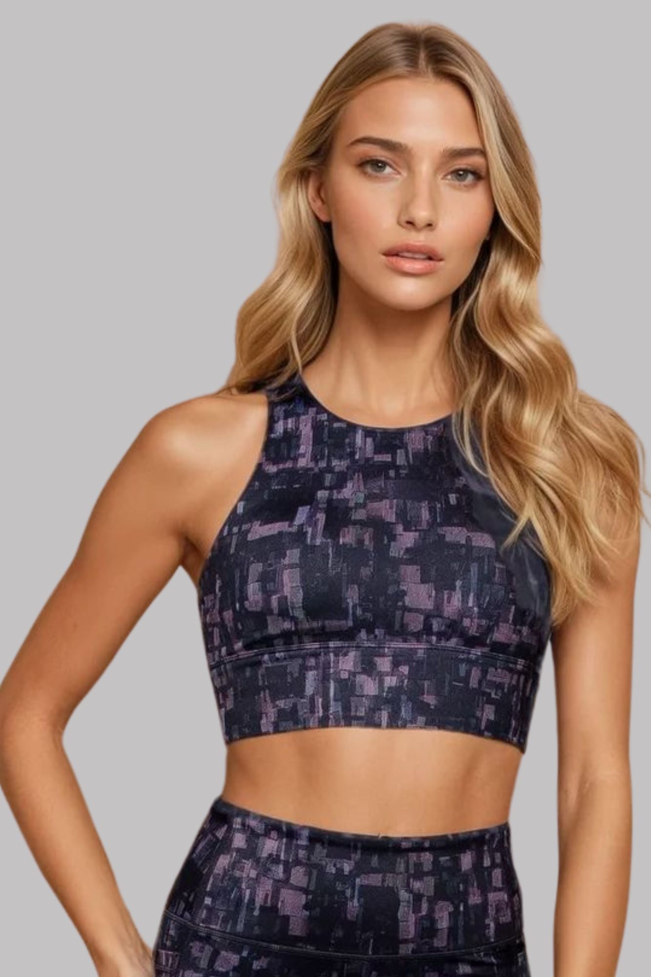 Sadie Longline Crop Bra Born Nouli Sadie Longline Crop Bra Born Nouli